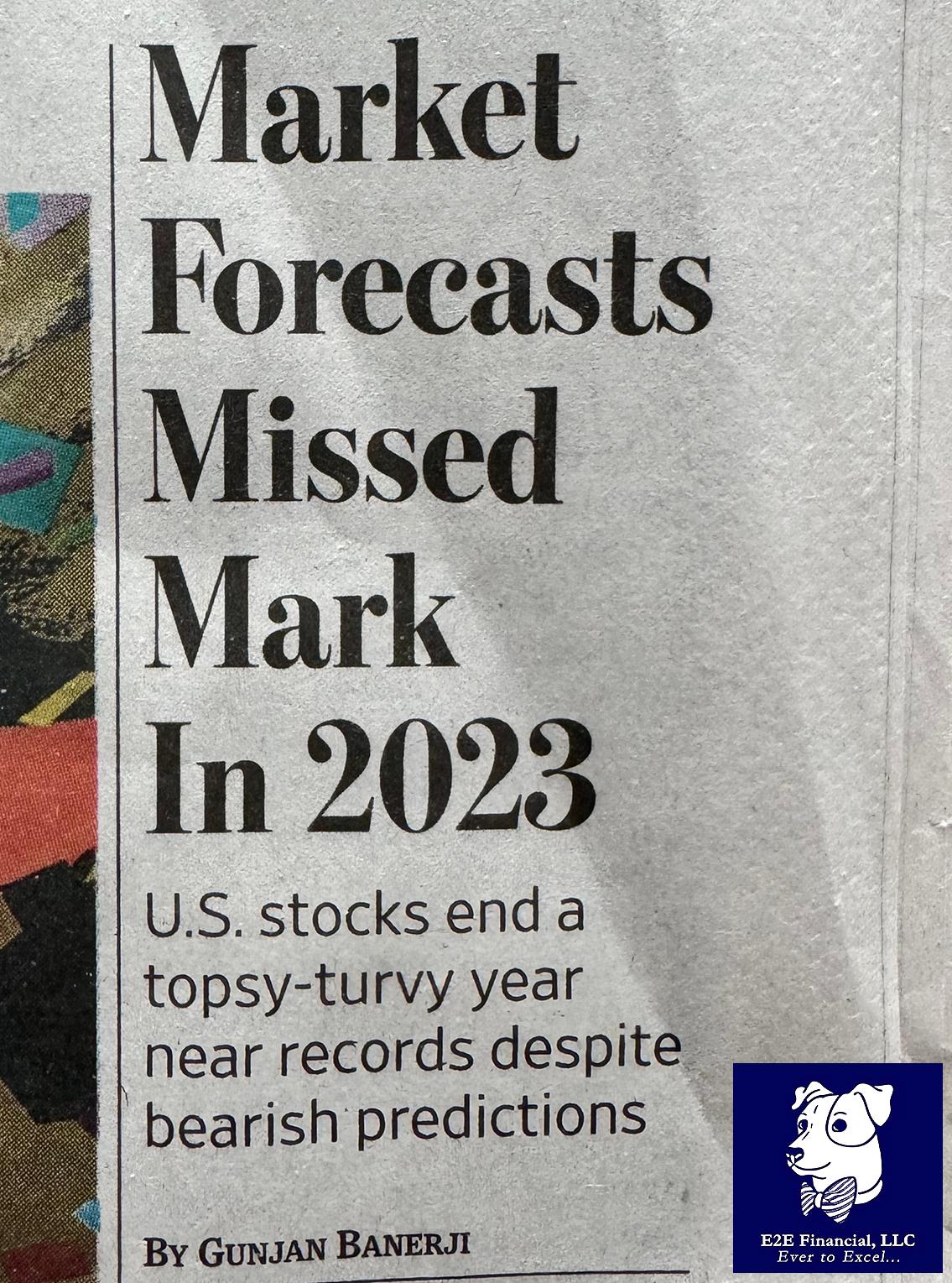 The Experts Got the 2023 Market Forecasts Wrong. 3 Key Takeaways You ...
